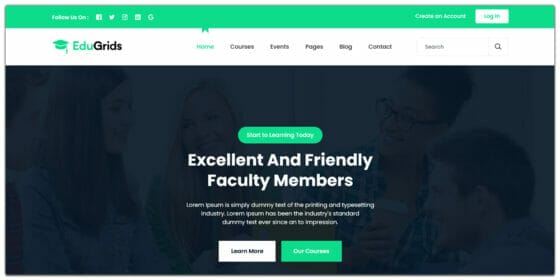 Free Education HTML Website Templates » CSS Author