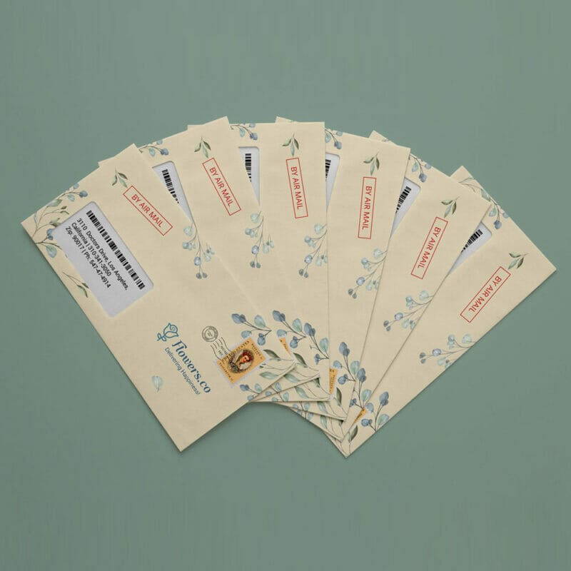 Free DL Window Envelope Mockup PSD » CSS Author