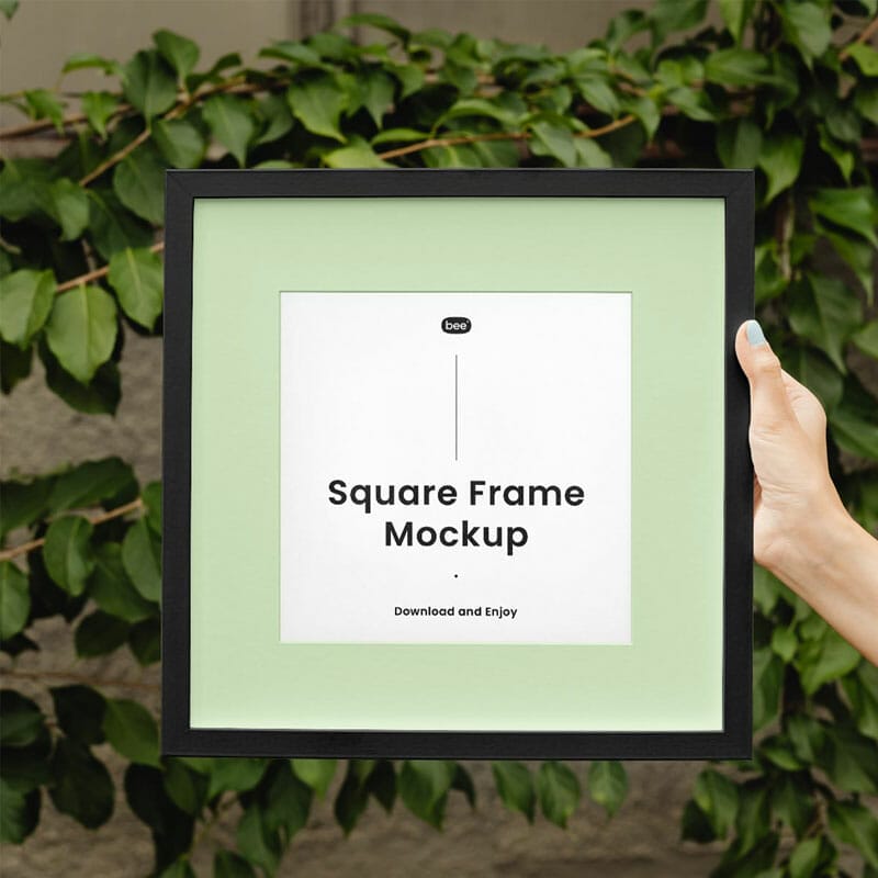 Free Frame With Hand Mockup PSD » CSS Author