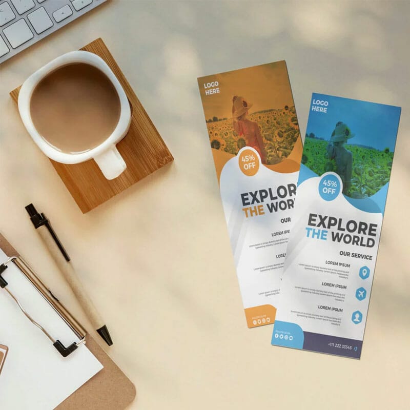 Free Rack Card Set Mockup PSD Template » CSS Author