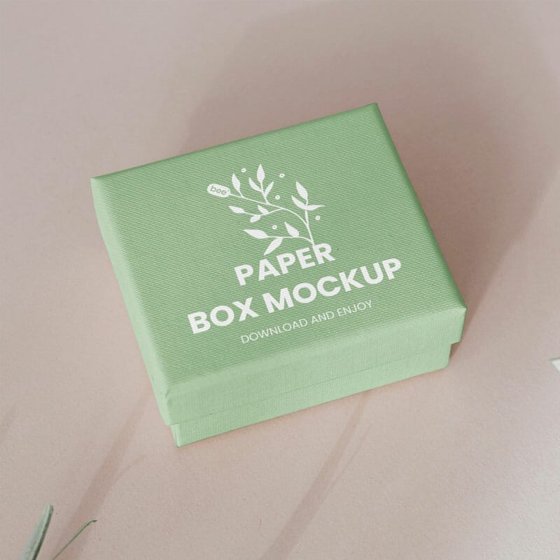 Free Small Gift Box Mockup PSD » CSS Author