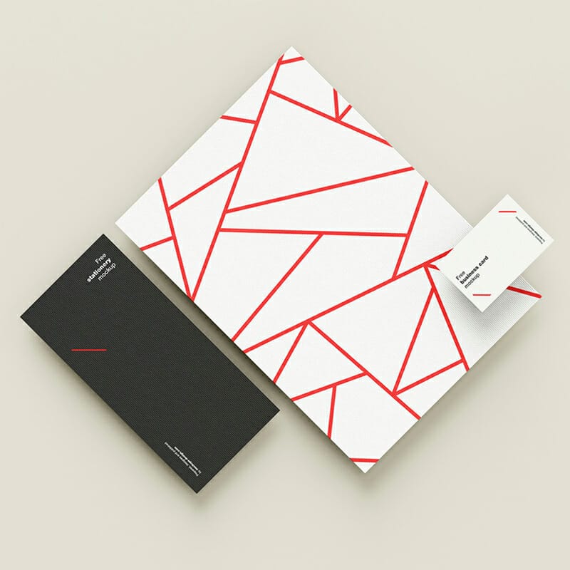 Free Stationery With Textured Papers Mockup PSD » CSS Author