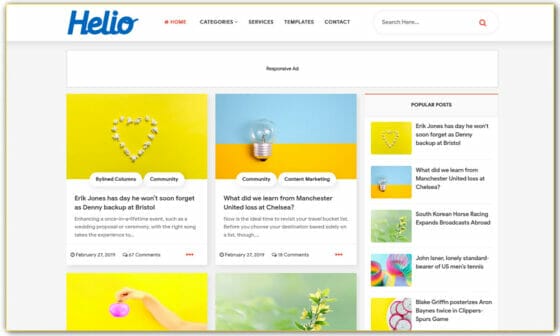 40+ Latest Free Grid Style Blogger Templates 2019 » CSS Author