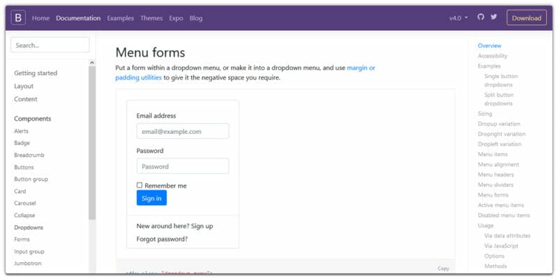 Free Bootstrap Form Templates