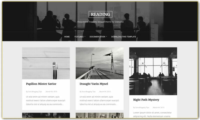 40+ Latest Free Grid Style Blogger Templates 2019 » CSS Author
