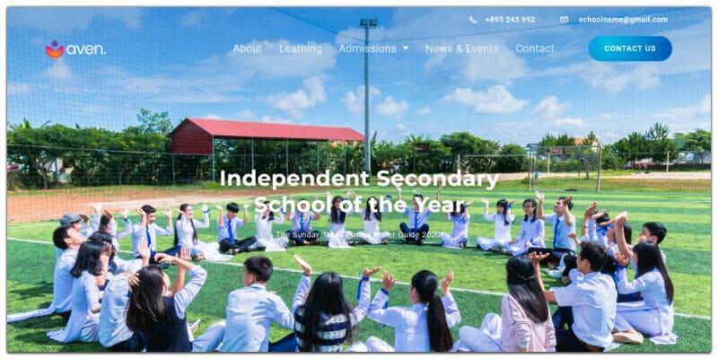 Free Education HTML Website Templates » CSS Author