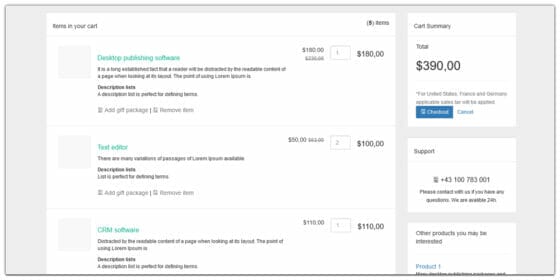 Free Bootstrap Shopping Cart Templates » CSS Author