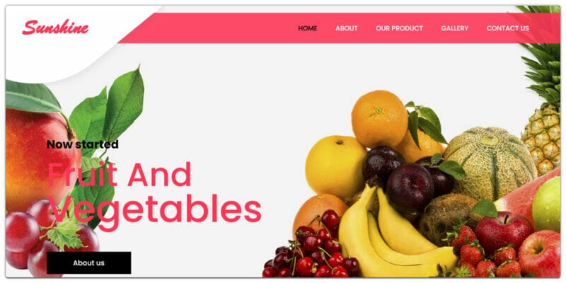 Top Free Grocery Store Bootstrap Templates
