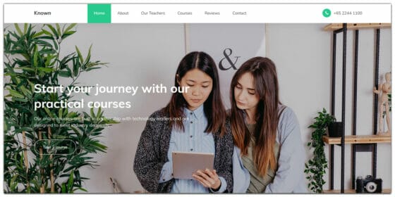 Free Education HTML Website Templates » CSS Author