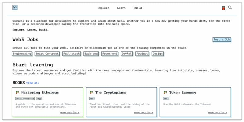Useful Learning Resources For Web 3.0 Developers