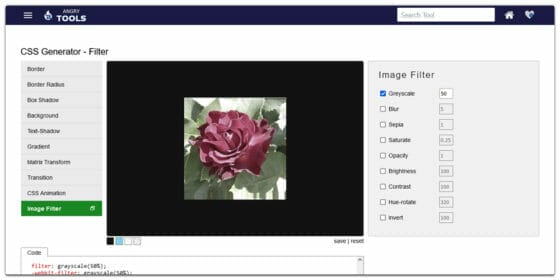 CSS Filter Generators & Libraries » CSS Author