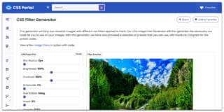 CSS Filter Generators & Libraries » CSS Author