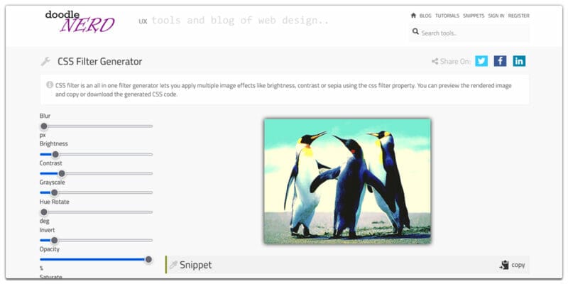 Css Filter Generators And Libraries Css Author
