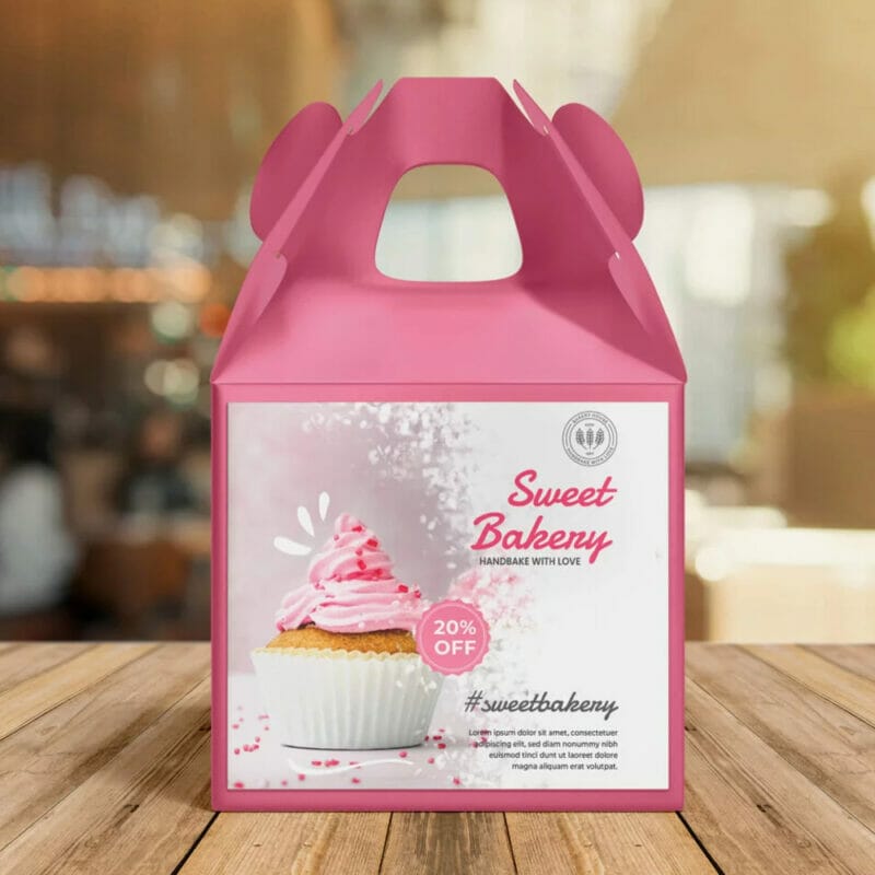 Free Bakery Packaging Mockup PSD Template » CSS Author
