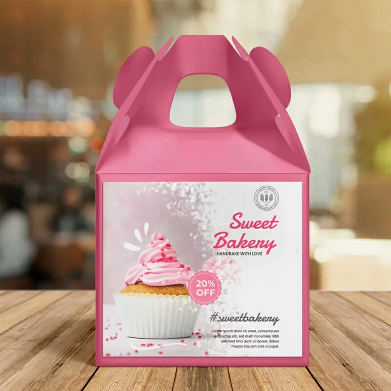Free Bakery Packaging Mockup PSD Template » CSS Author