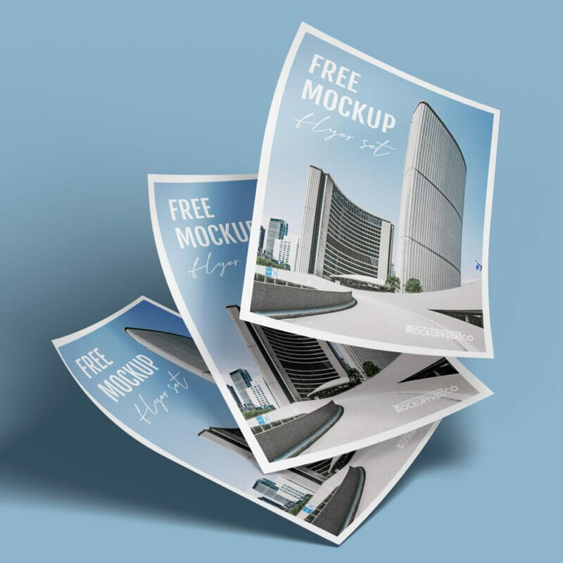 Free Cool Flyer Template Mockup PSD » CSS Author