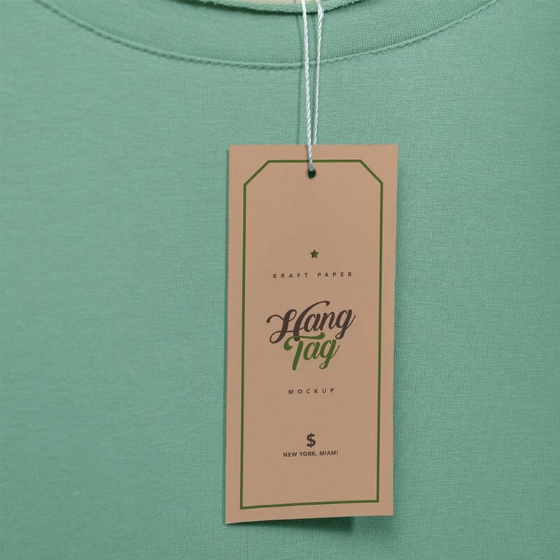 Free Hanging Tag Mockup PSD » CSS Author