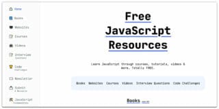 Ultimate Collection Of JavaScript Learning Resources(FREE)