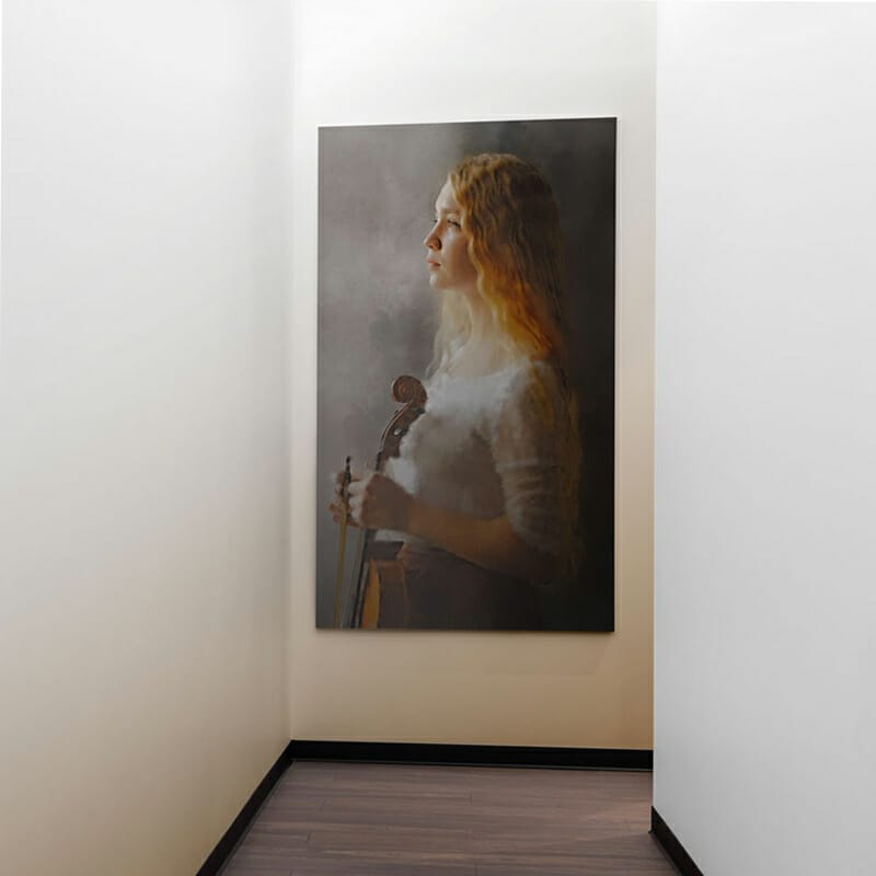 Free Poster On White Wall Mockup PSD » CSS Author