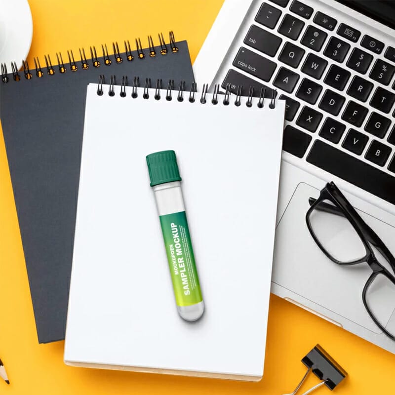 Free Sampler Mockup PSD Template » CSS Author