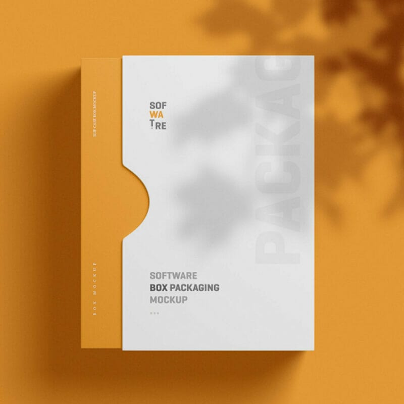 Free Software Box Mockup Slip Case Edition » CSS Author