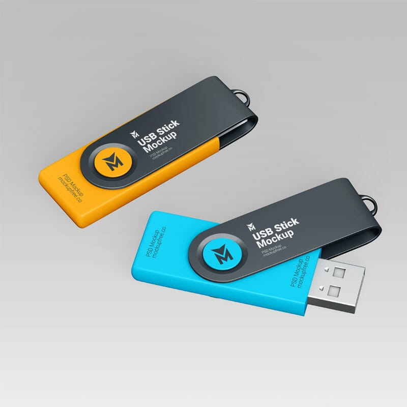 Free USB Stick Mockup PSD » CSS Author