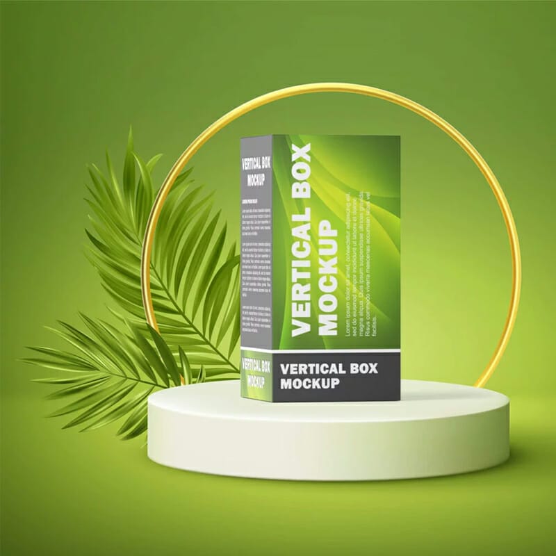 Free Vertical Box Mockup PSD Template » CSS Author
