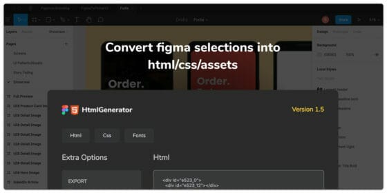 Best Figma HTML Generator Plugins » CSS Author