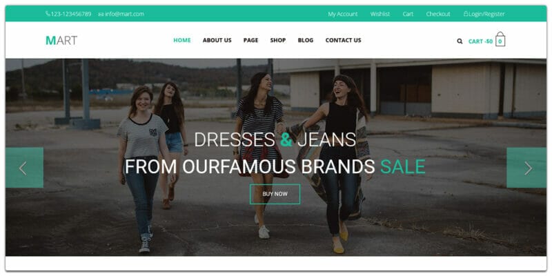 Free ECommerce Bootstrap Templates » CSS Author