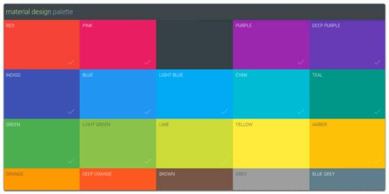 Tools For Generating Material Design Color Palettes » CSS Author