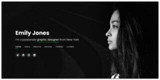 Free Bootstrap Portfolio Templates » CSS Author