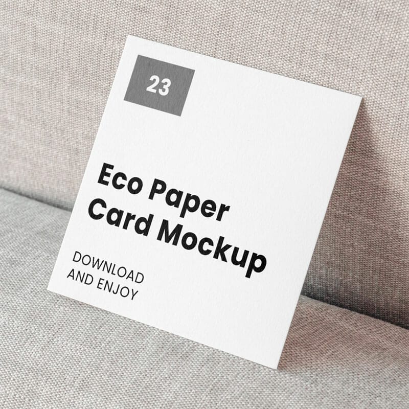 Free Perspective Square Card Mockup PSD » CSS Author