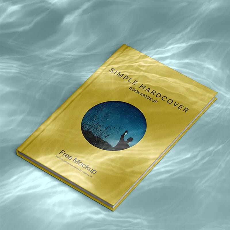 Free Simple Hardcover Book Mockup PSD » CSS Author