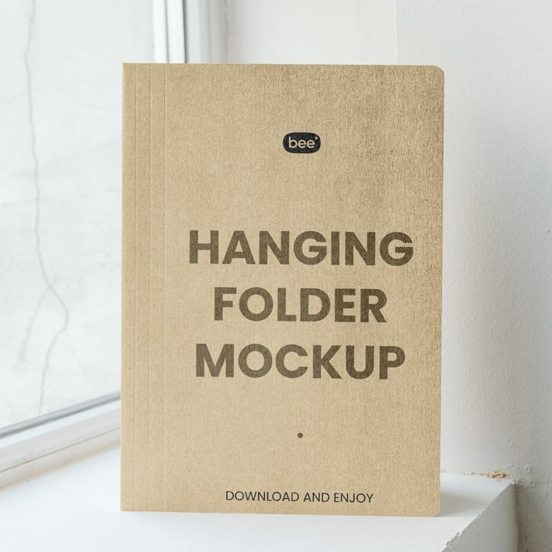 Free Standing Folder Mockup PSD » CSS Author