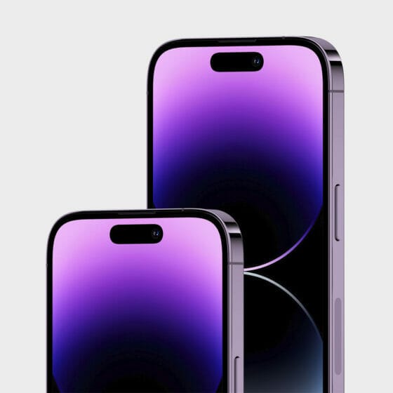 Free IPhone 14 Pro On White Background V5 Front View Mockup PSD » CSS ...