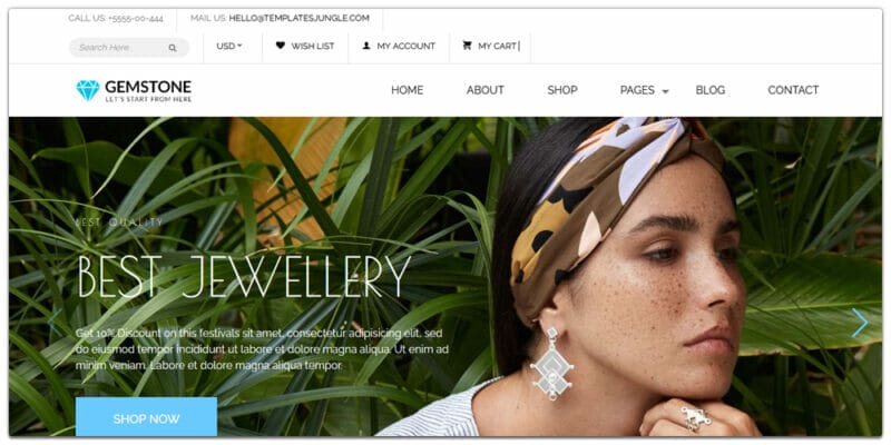 Free Ecommerce Web Templates PSD » CSS Author