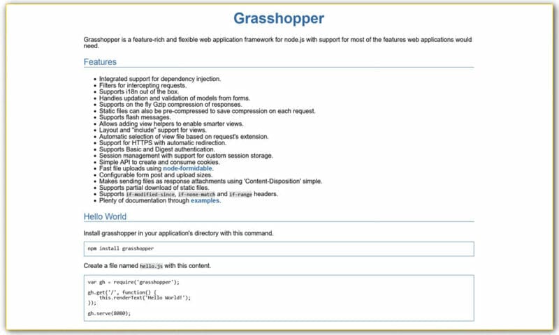 100+ Best Node.js Frameworks » CSS Author