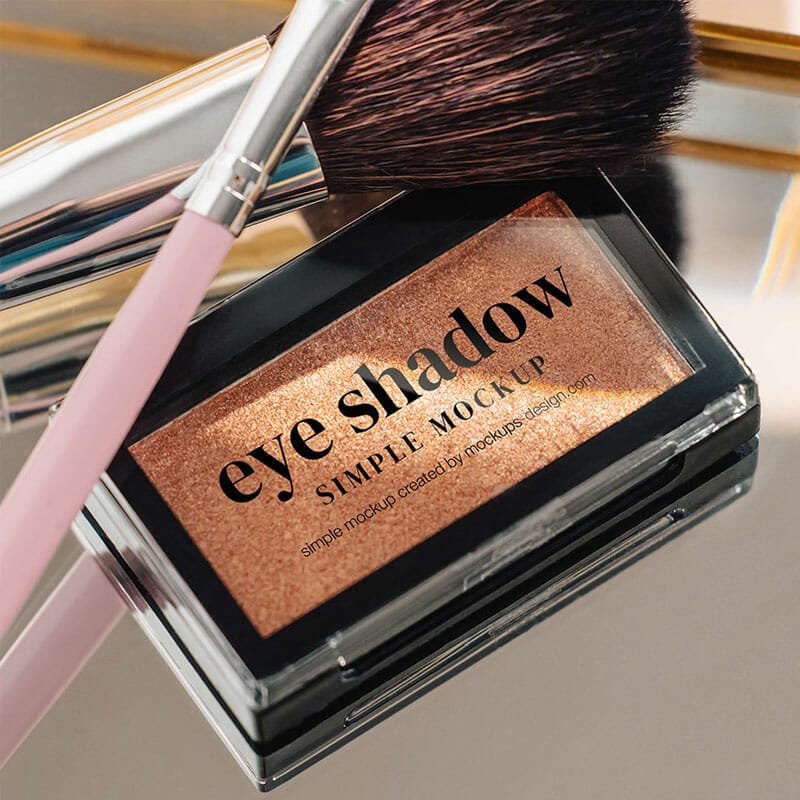Rectangle Eye Shadow Mockup PSD » CSS Author
