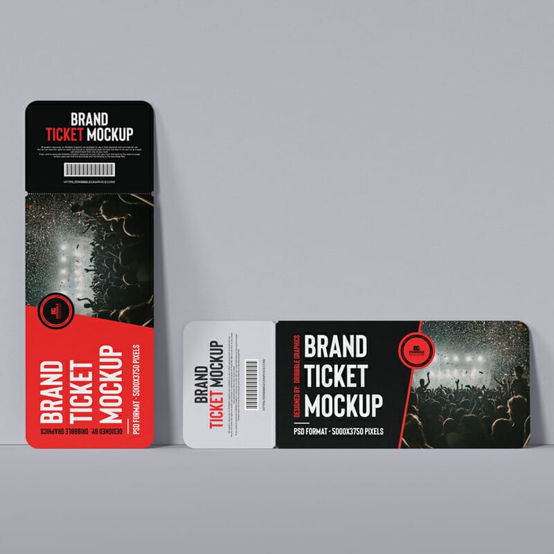 Brand Ticket Mockup » CSS Author
