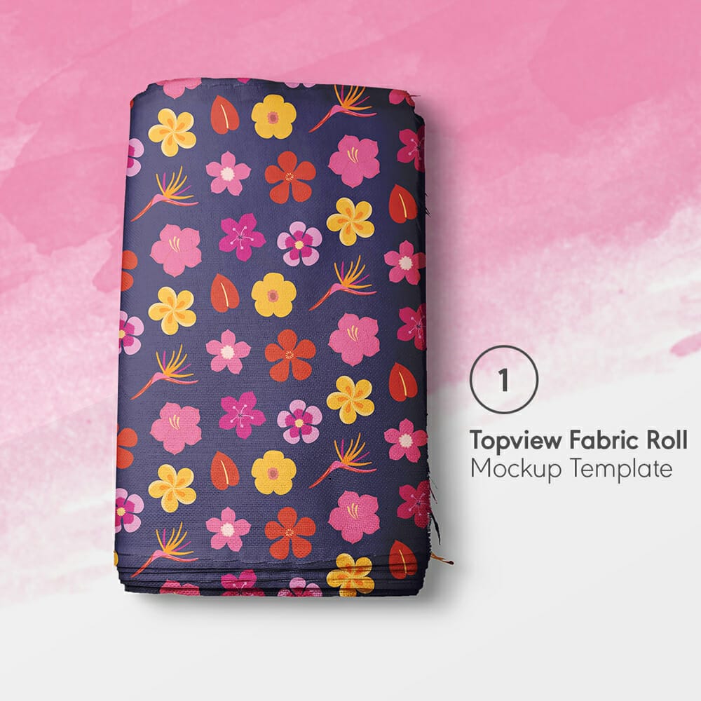 Fabric Rolls Mockup PSD » CSS Author