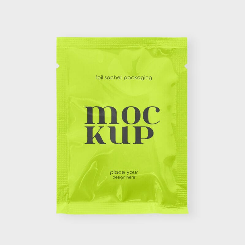 Foil Sachet Packaging Mockups PSD » CSS Author