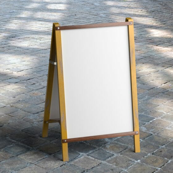 Free Snap A Frame Sign Mockup PSD