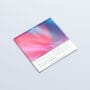 Free Square Wall Calendar Mockup PSD