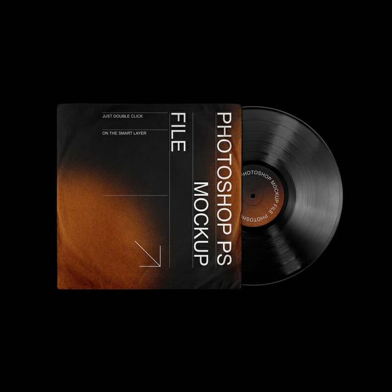 Vinyl Record Mockups PSD » CSS Author