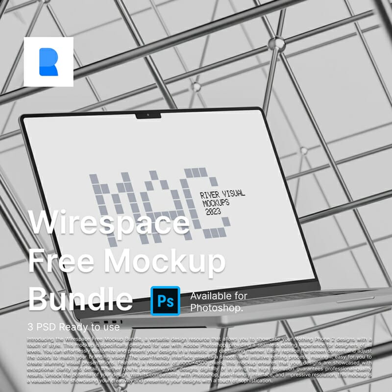 Free Wirespace Bundle Mockups PSD