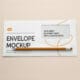 Free Rectangle Envelope Mockup PSD