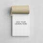 Realistic Notepad Mockup PSD