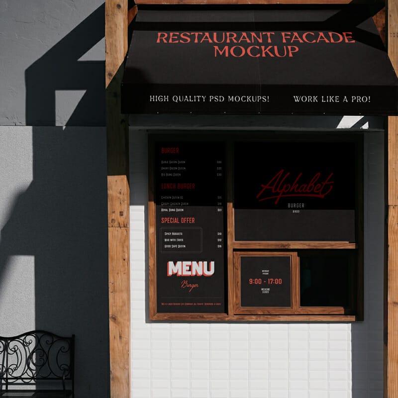 10+ Best Free Shop Facade Mockup Templates » CSS Author