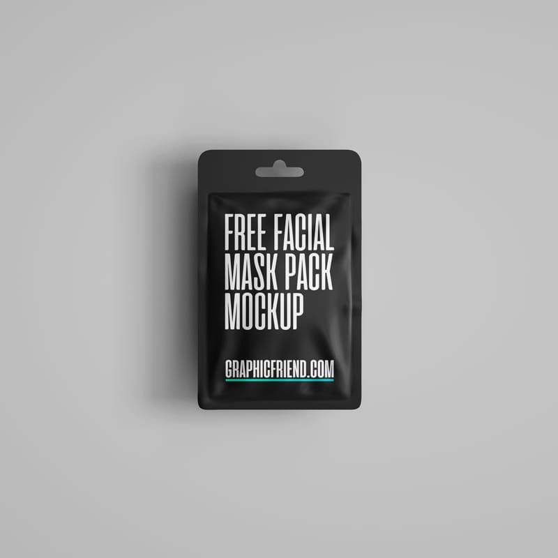 Free Facial Mask Pack Mockup PSD