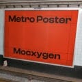 Free Metro Poster Mockup Template PSD
